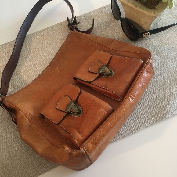Hype | Bags | Hypevintage British Tan Leather Hobo Bag | Poshmark